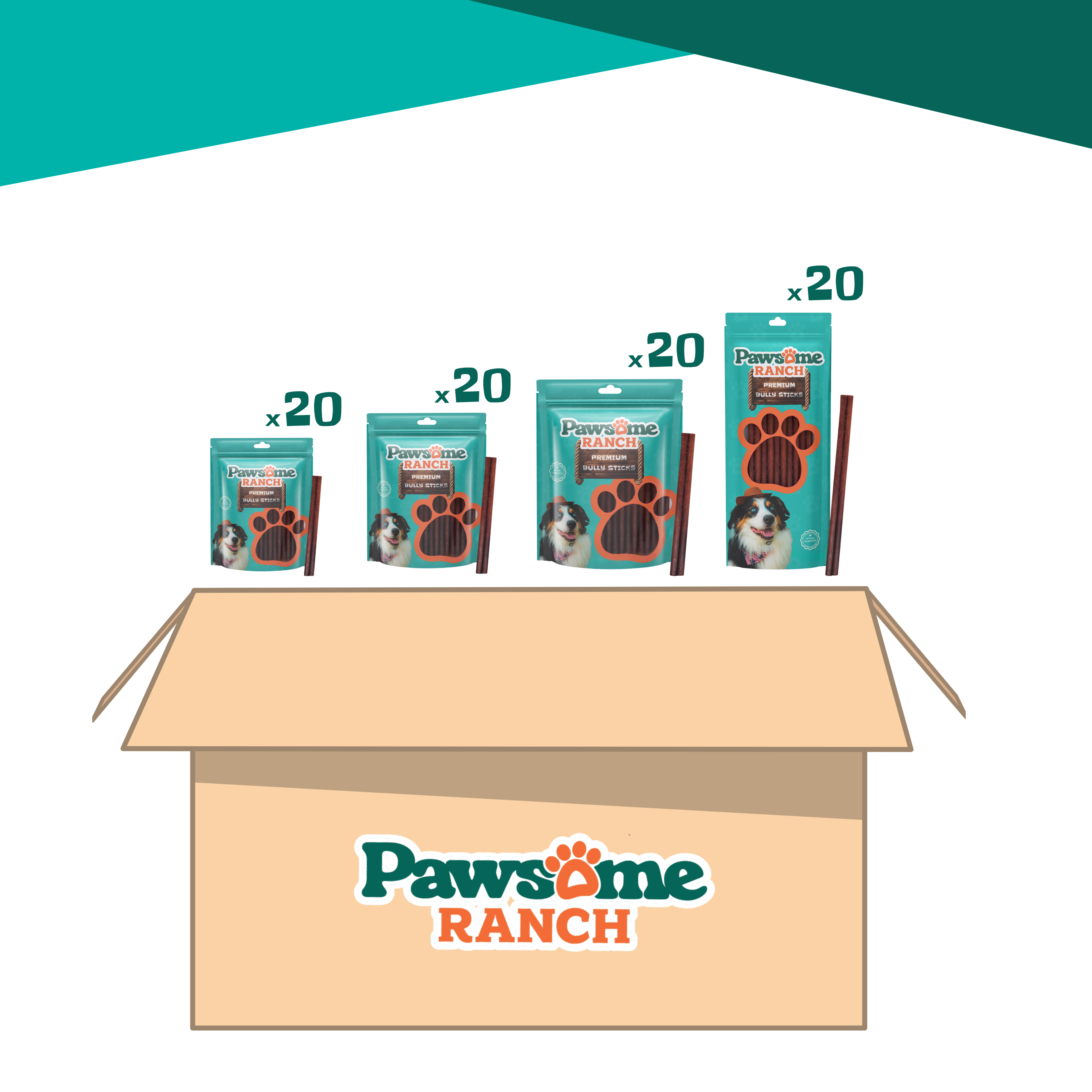 Mixed Combo Pack - 20 units each – Pawsome Ranch